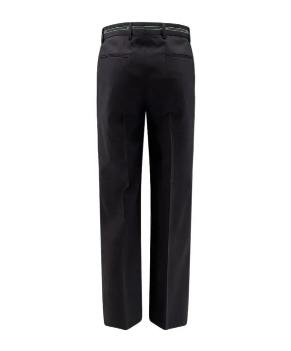Gucci Logo Waistband Straight Leg Trousers