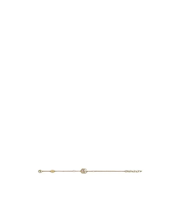 Gucci Gg Marmont Chain Bracelet With Pearls