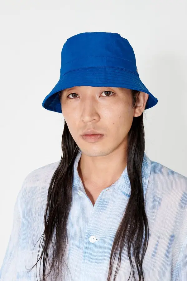 Our Legacy Dropped Brim Bucket Hat - Blue