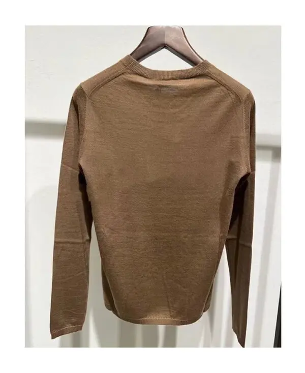 Max Mara Round Neck Long Sleeve Sweater