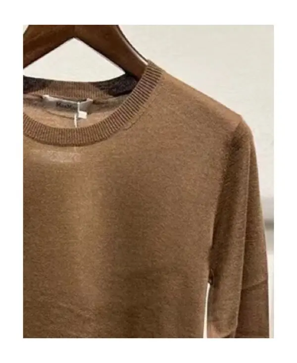 Max Mara Round Neck Long Sleeve Sweater