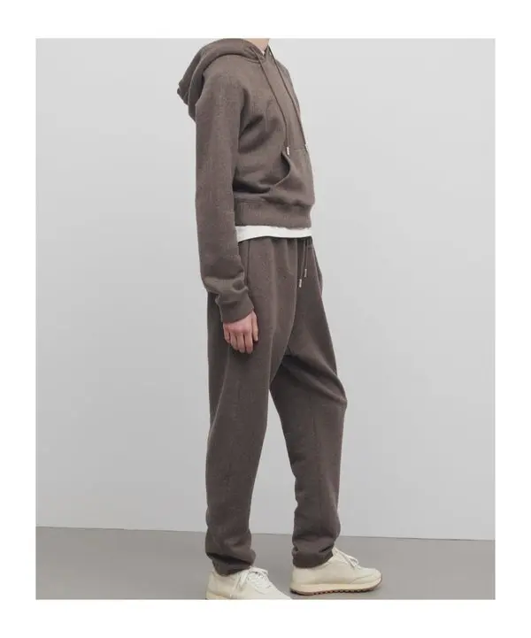 THE ROW Teo Drawstring Sweatpants - Mixed Brown