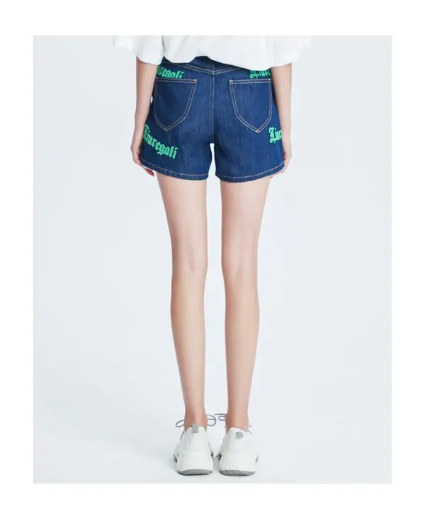 LIUREGALI High Waist Denim Shorts