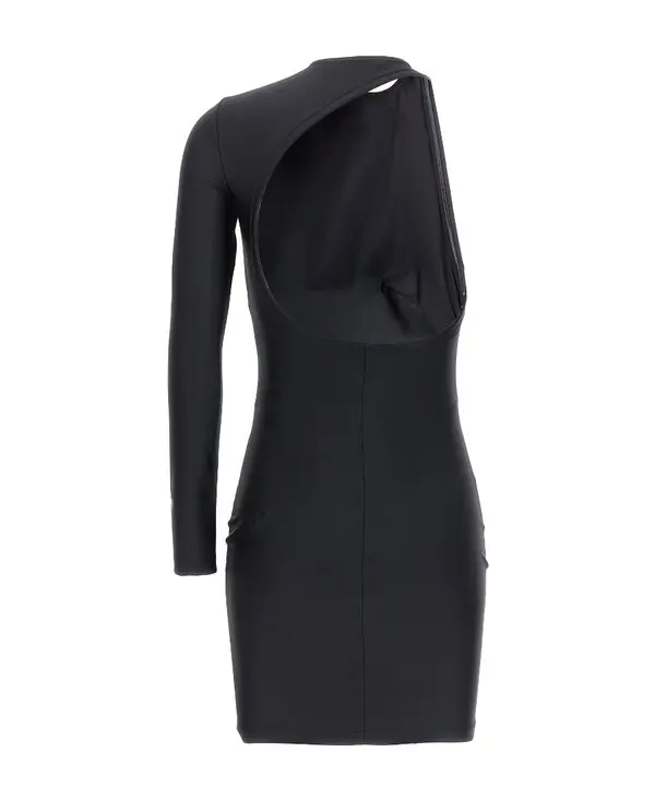 Balenciaga One-shoulder Mini Dress With Back Cut-out