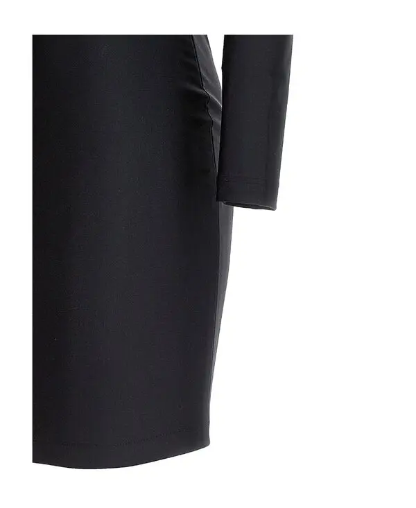 Balenciaga One-shoulder Mini Dress With Back Cut-out