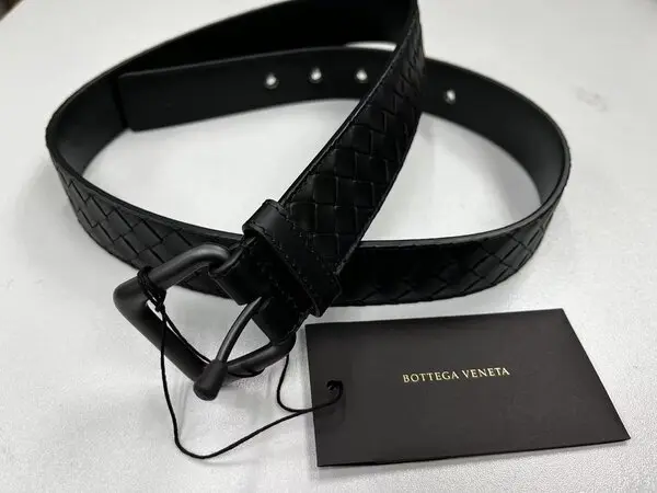 Bottega Veneta Intrecciato Buckle Belt