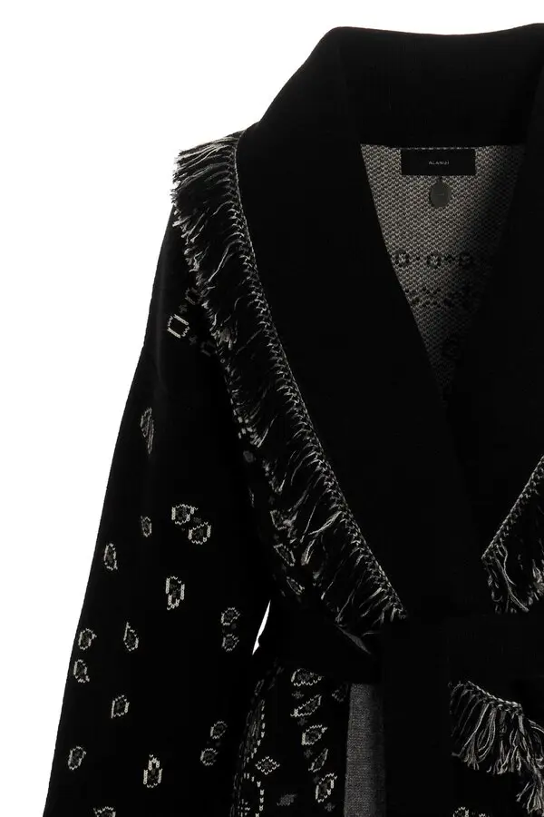 Alanui Cashmere Jacquard Cardigan