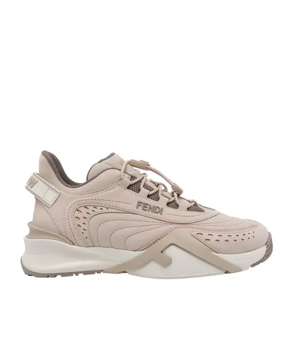 Fendi Flow Low-top Sneakers - Nude