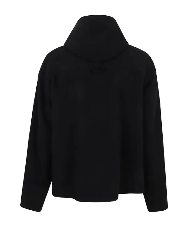 RIER Fleece Hooded Sweatshirt - Black