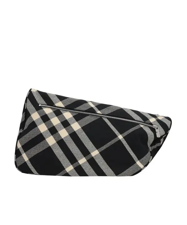 Burberry Shield Check-jacquard Messenger Bag