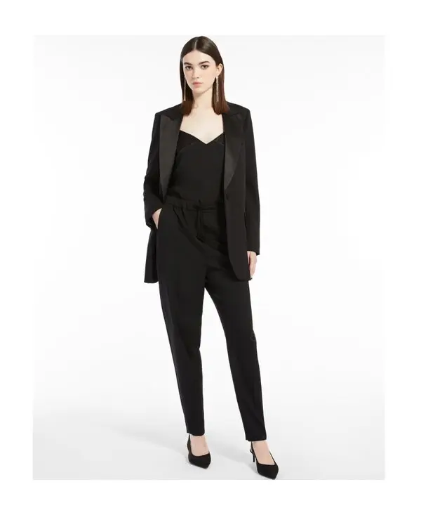 Max Mara Wool Tuxedo Style Coat