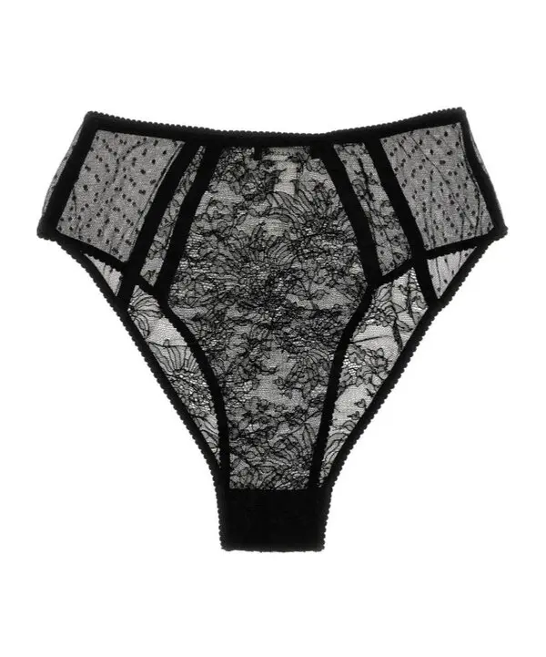 Dolce & Gabbana Dolce Gabbana High Waist Lace Detailed Briefs