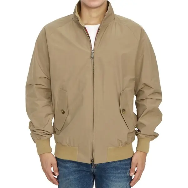 BARACUTA G9 Harrington Zip-up Bomber Jacket - Gray
