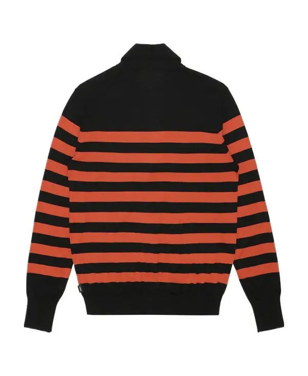 Emporio Armani Striped Knitted Cardigan