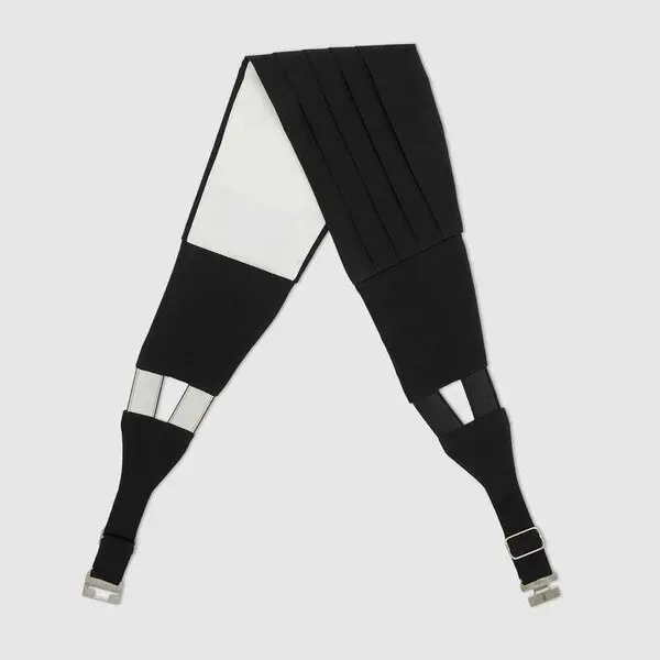 Gucci Silk Cummerbund With Logo Detail