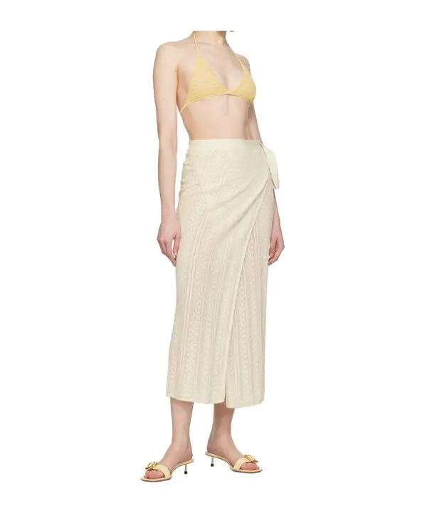 Paloma Wool Lora Open-knit Halter Top