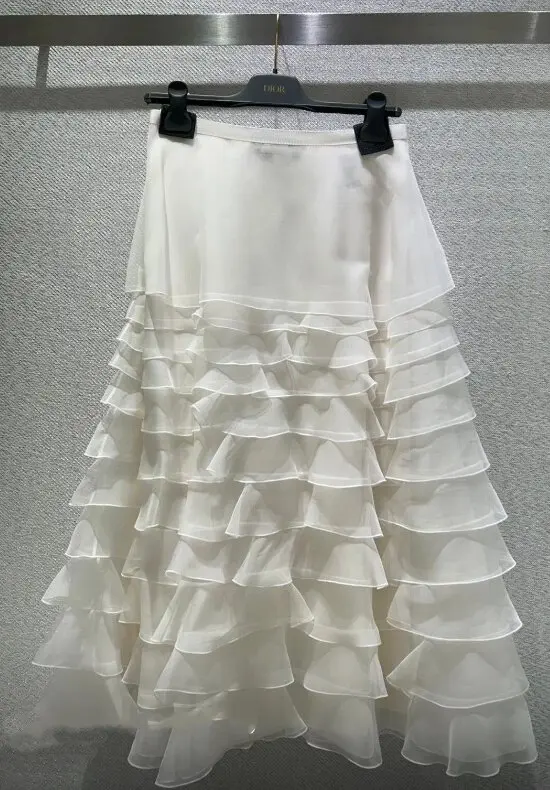Dior Mid-length Ruffled Skirt