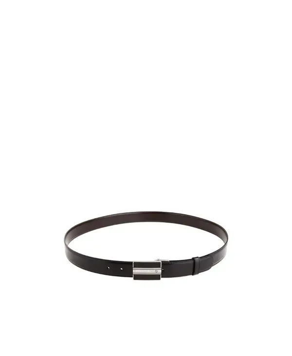 Montblanc Rectangular Buckle Belt - Black