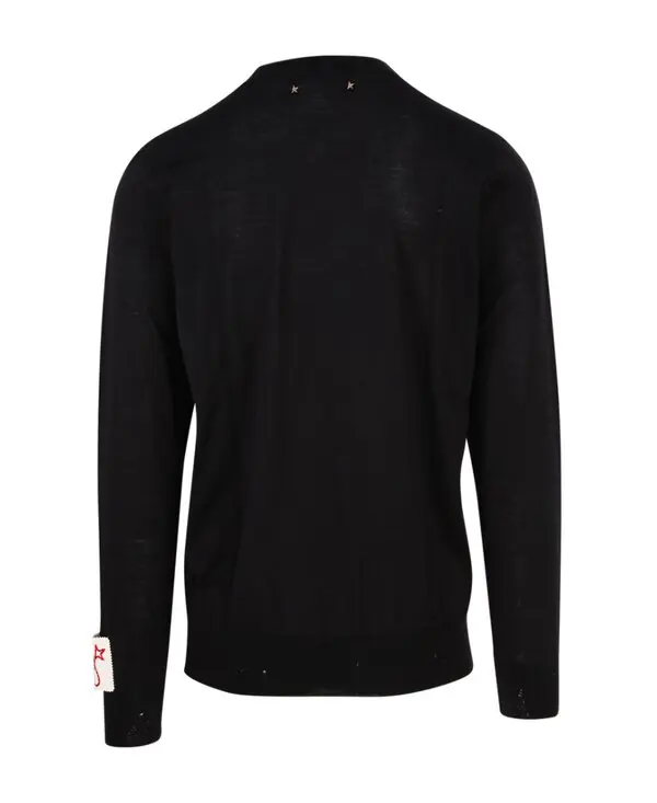 GOLDEN GOOSE Long Sleeve Jumper - Black