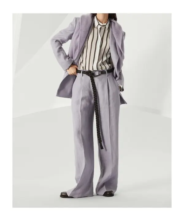 Brunello Cucinelli Sequin Embellished Striped Shirt