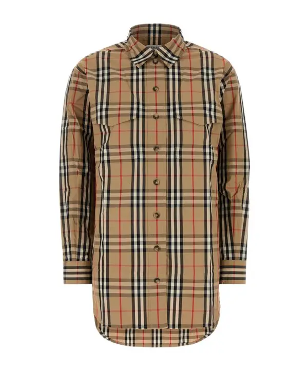 Burberry Long-sleeve Checked Shirt - No