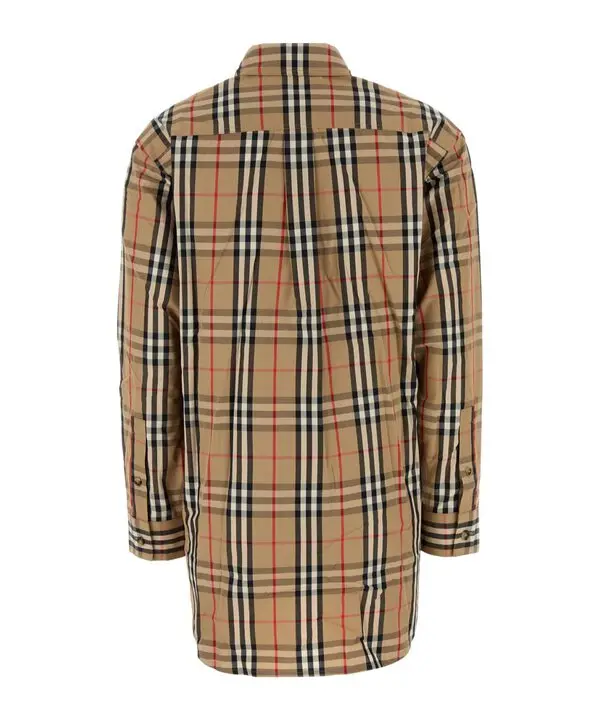 Burberry Long-sleeve Checked Shirt