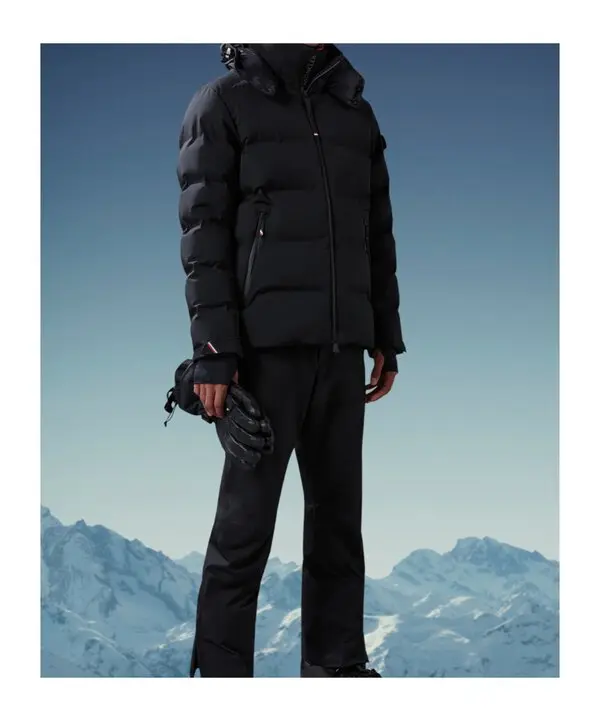 Moncler Montgetech Hooded Down Ski Jacket - Black