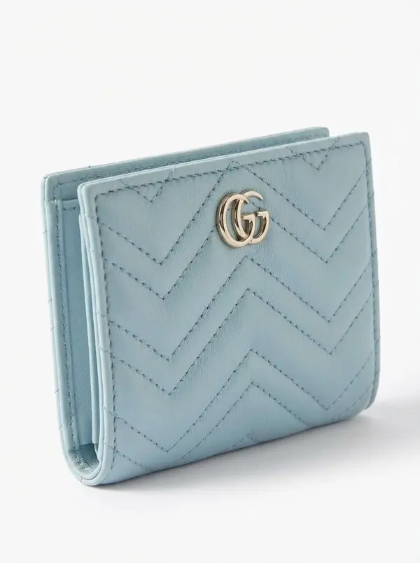Gucci Gg Marmont Wallet - Blue