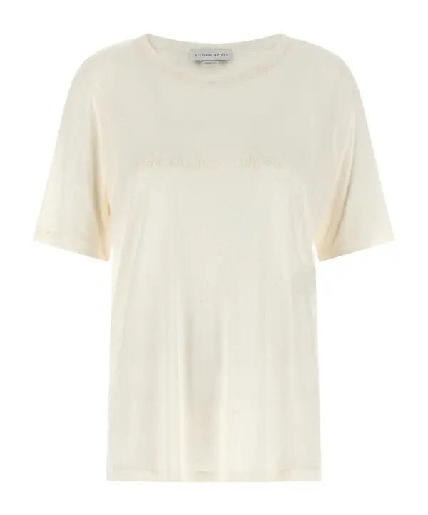 Stella McCartney Logo Embellished Crewneck T-shirt