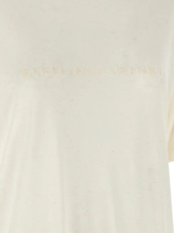 Stella McCartney Logo Embellished Crewneck T-shirt