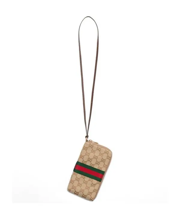 Gucci Gg Case For Iphone With Strap