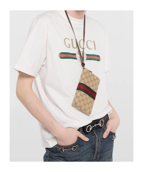 Gucci Gg Case For Iphone With Strap