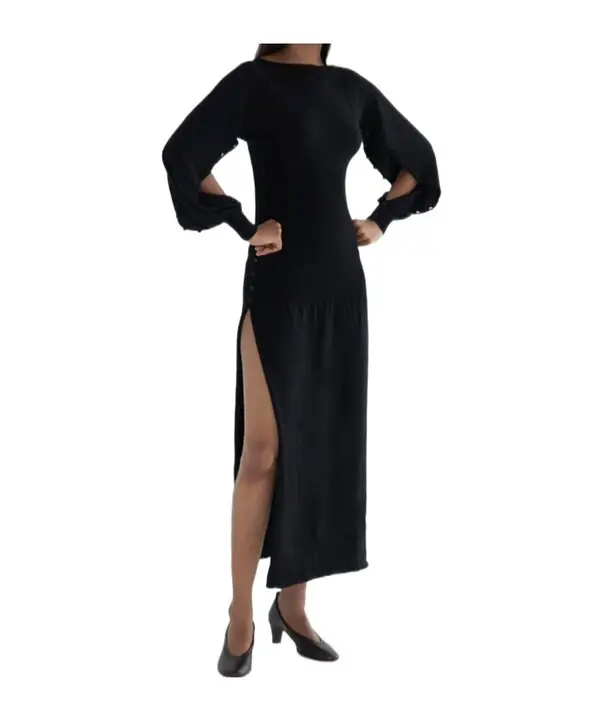 Paloma Wool Long Sleeve Button Detail Dress