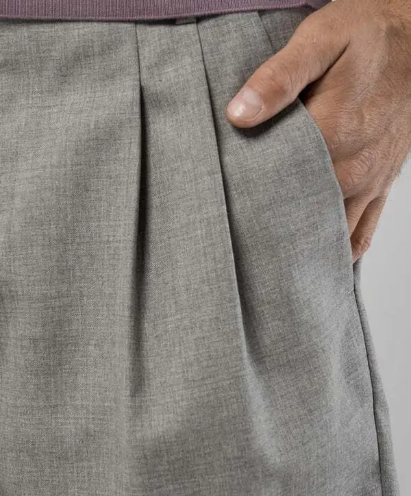 Brunello Cucinelli Belt Loop Shorts - Gray