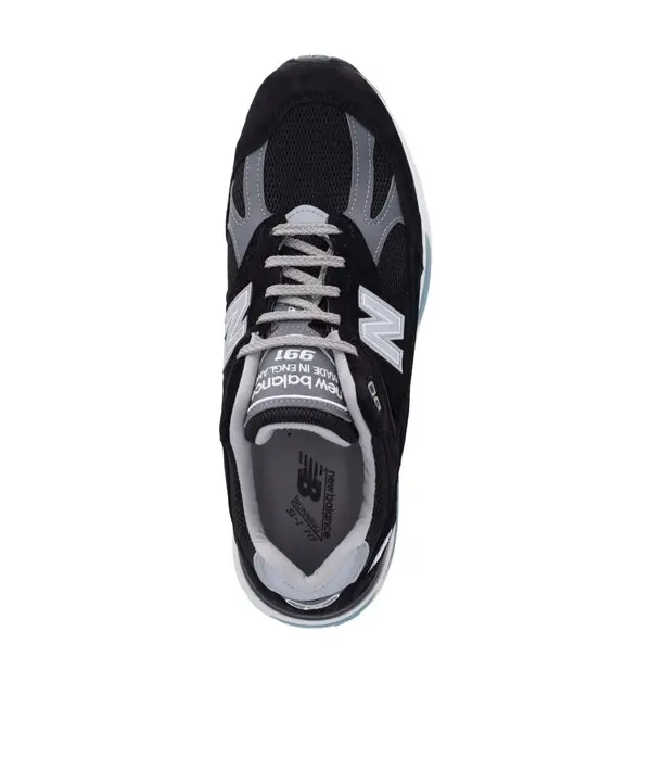NEW BALANCE 991v2 Mesh Sneakers - Black