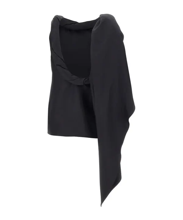 Loulou De Saison Wilma Twisted Collar Top