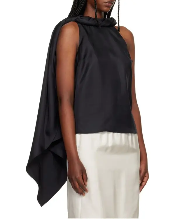 Loulou De Saison Wilma Twisted Collar Top