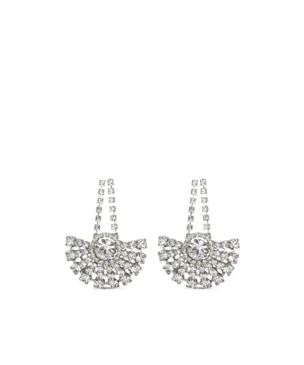 JENNIFER BEHR Velma Crystal Drop Earrings - Gray