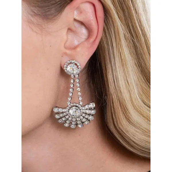 JENNIFER BEHR Velma Crystal Drop Earrings