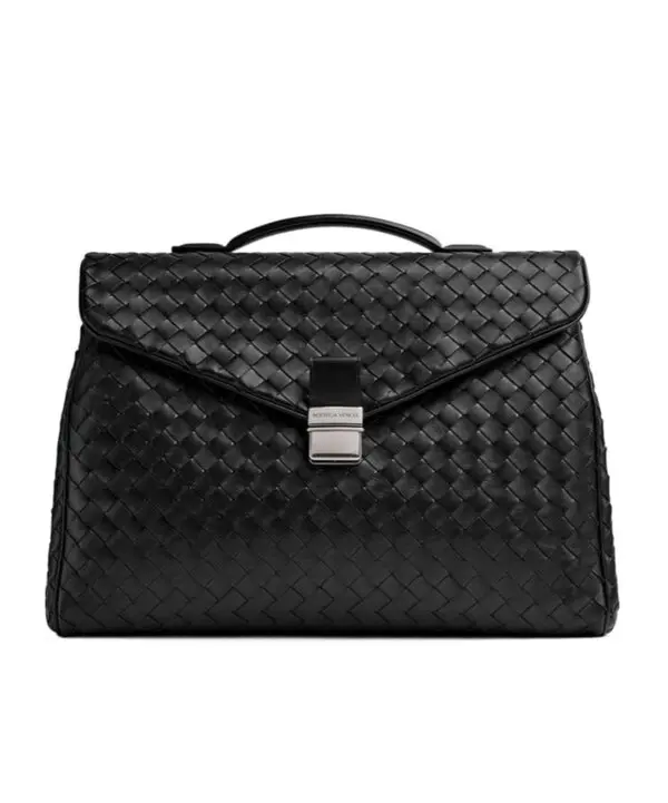 Bottega Veneta Archivist Briefcase - Black