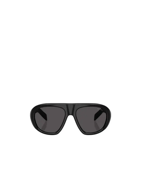Prada Oversized Pilot Sunglasses - Black