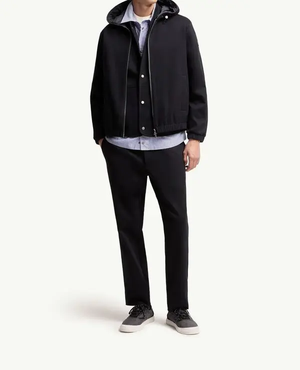 Moncler Zip-up Hooded Jacket