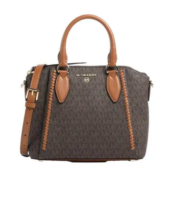 Michael Kors Logo Plaque Tote Bag