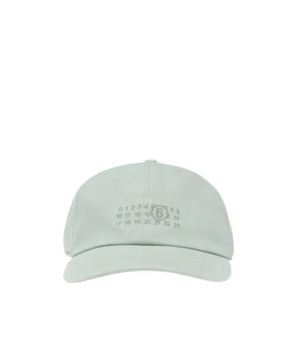 MAISON MARGIELA Embroidered Logo Cap - Aqua
