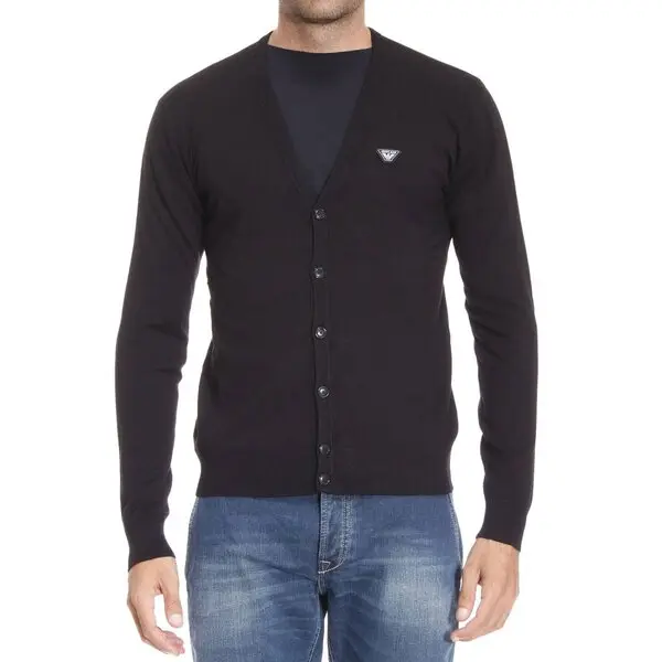 Emporio Armani V-neck Knitted Cardigan
