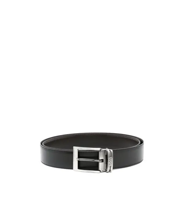 Hugo Boss Reversible Logo Buckle Belt - Black