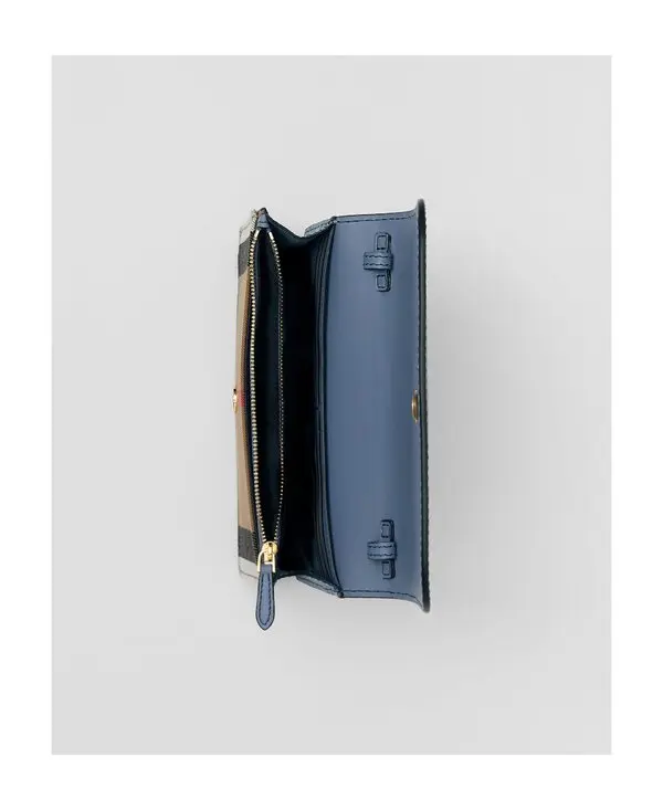 Burberry Logo Strap Satchel - Blue