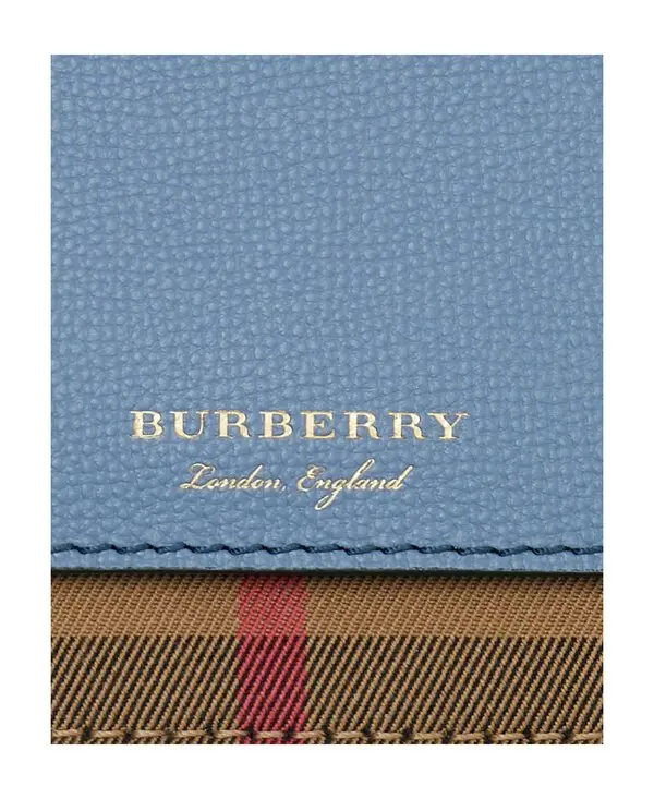 Burberry Logo Strap Satchel - Blue