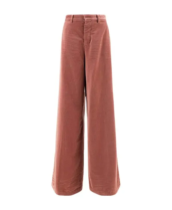 Dsquared2 Baggy Cut Velvet Trousers - Brown