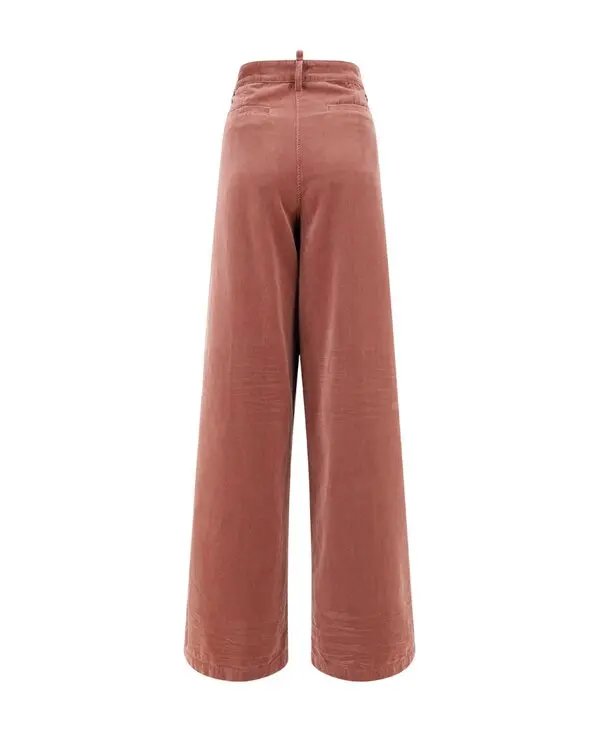 Dsquared2 Baggy Cut Velvet Trousers